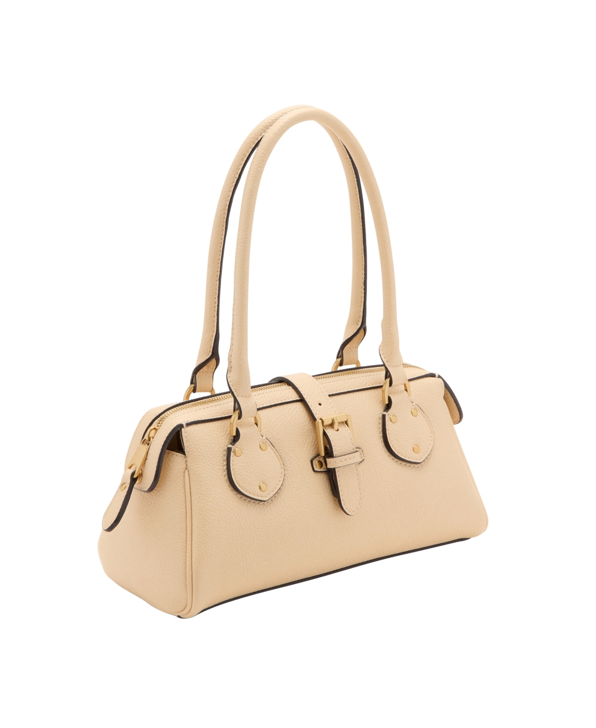Click here for Mango Womens Buckle Bowling Bag - Pastel Yellow prices