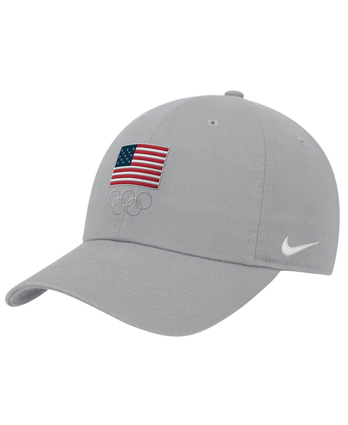 Click here for Nike Mens Gray LA28 Summer Olympics Club Adjustabl... prices