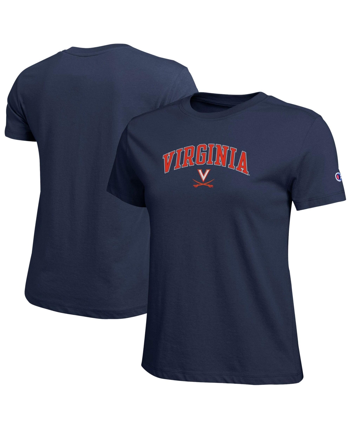 Click here for Champion Womens Navy Virginia Cavaliers Arched Ove... prices