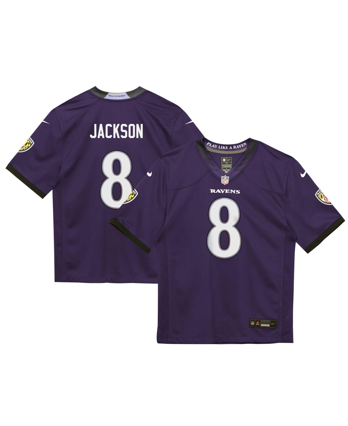 Click here for Nike Preschool Lamar Jackson Purple Baltimore Rave... prices