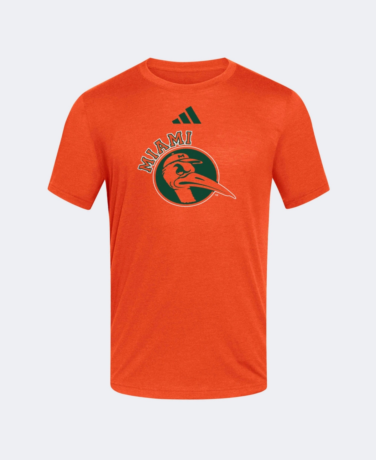 Click here for Adidas Mens Orange Miami Hurricanes Vault Blend T-... prices