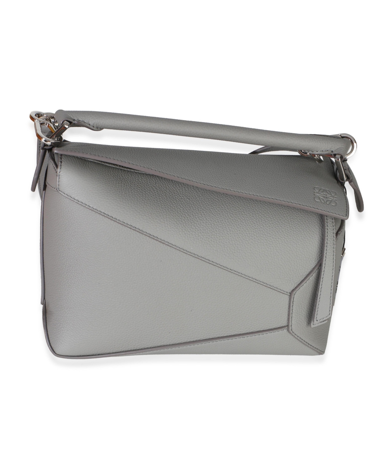 Click here for Pre-Owned Loewe Light Grey Grained Calfskin Small... prices