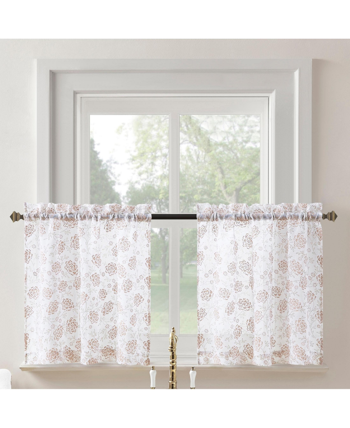 Click here for No. 918 Jacqueline Tonal Floral Puff Print Semi-Sh... prices