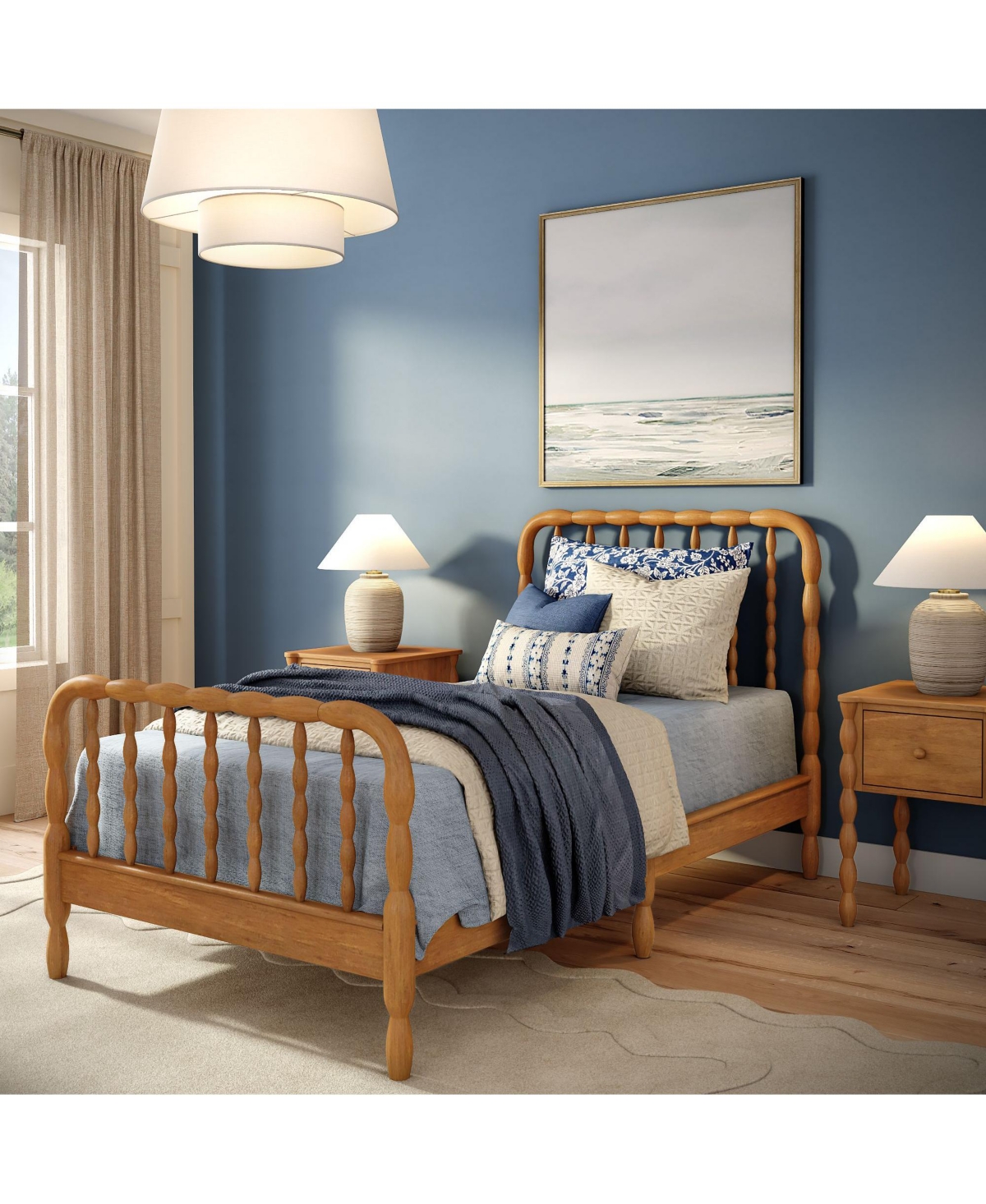 Click here for Plank+Beam Jenny Lind Twin Bed - Pecan prices