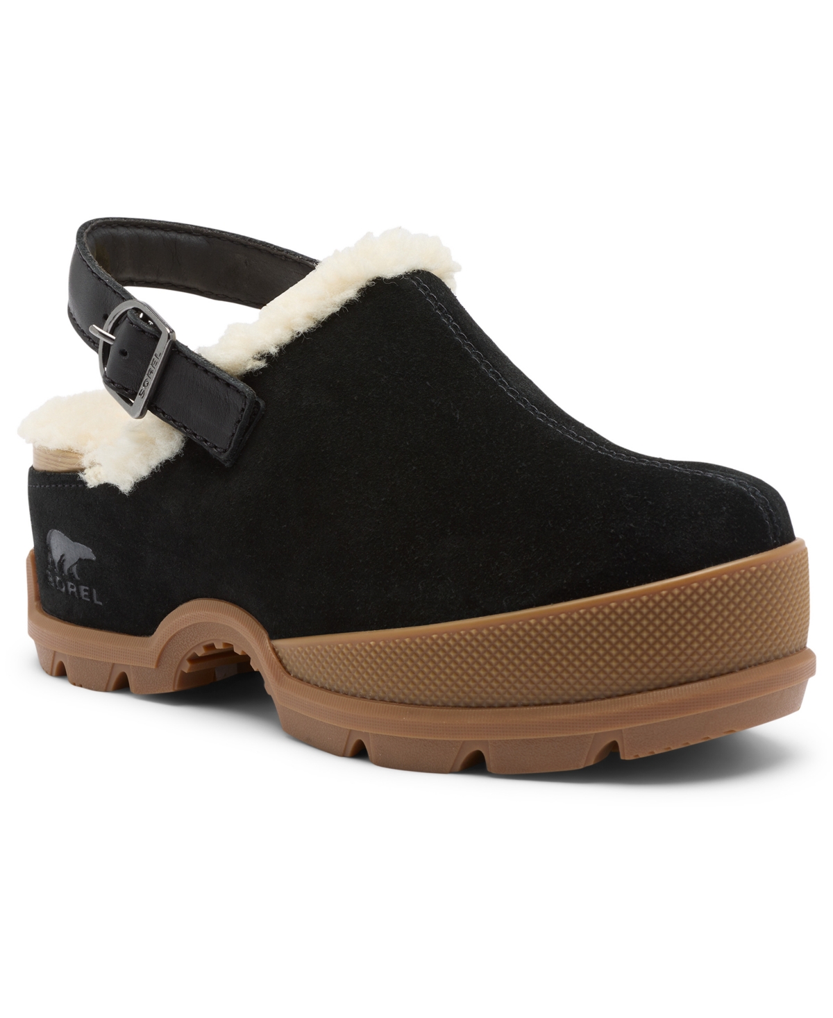Click here for Sorel Womens Roamin Cozy Slingback Clogs - Black G... prices
