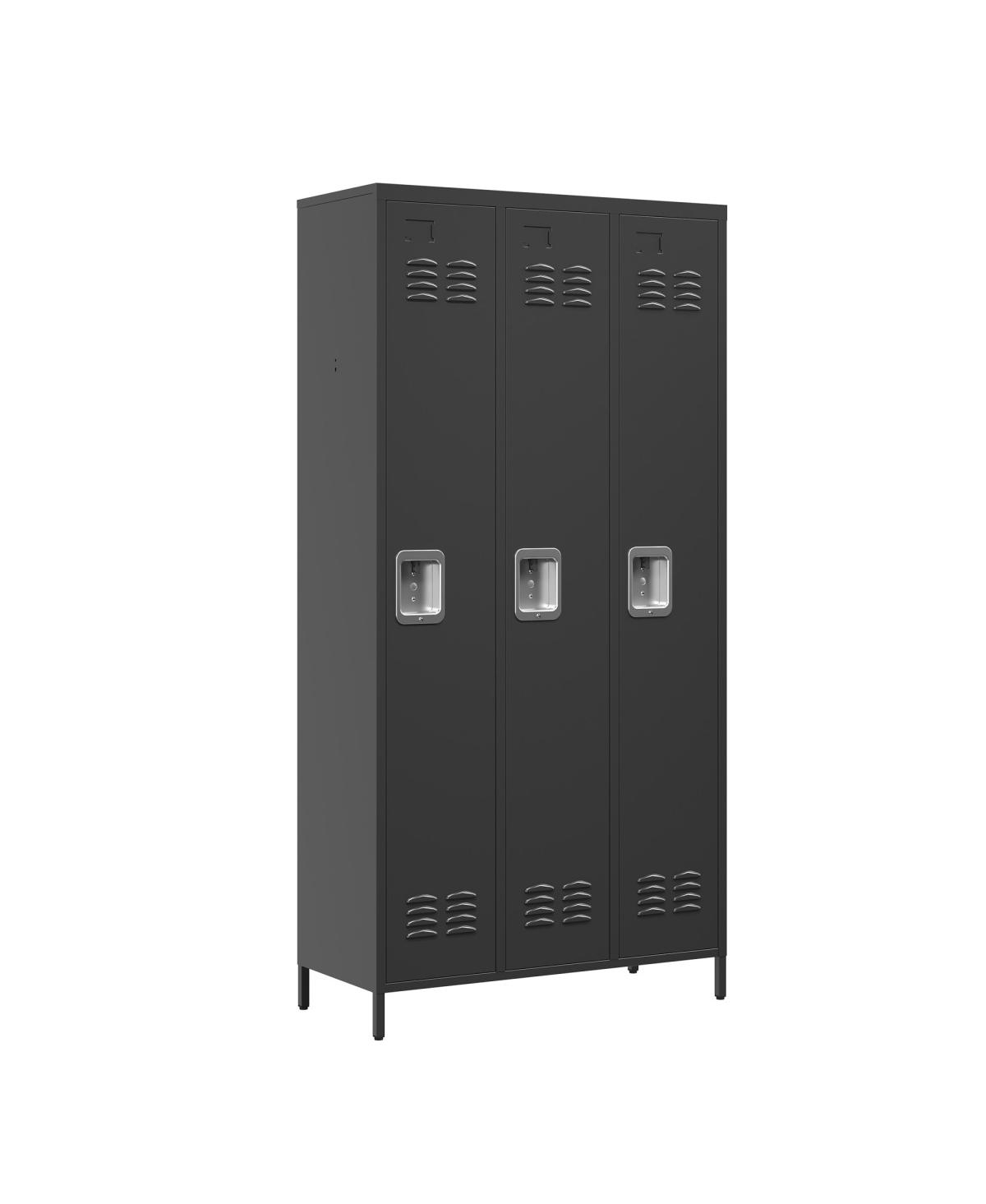 Click here for Streamdale Furniture 3-Door 72H Metal Storage Lock... prices