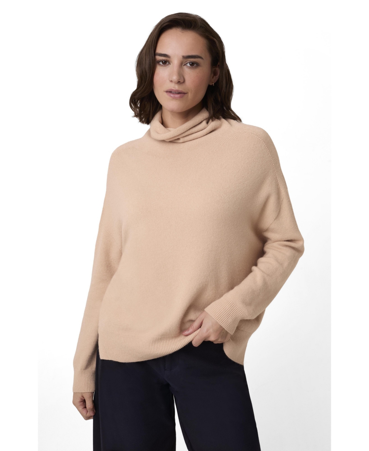Click here for Celtic & Co. Womens Slouchy Roll Neck Jumper - Peo... prices