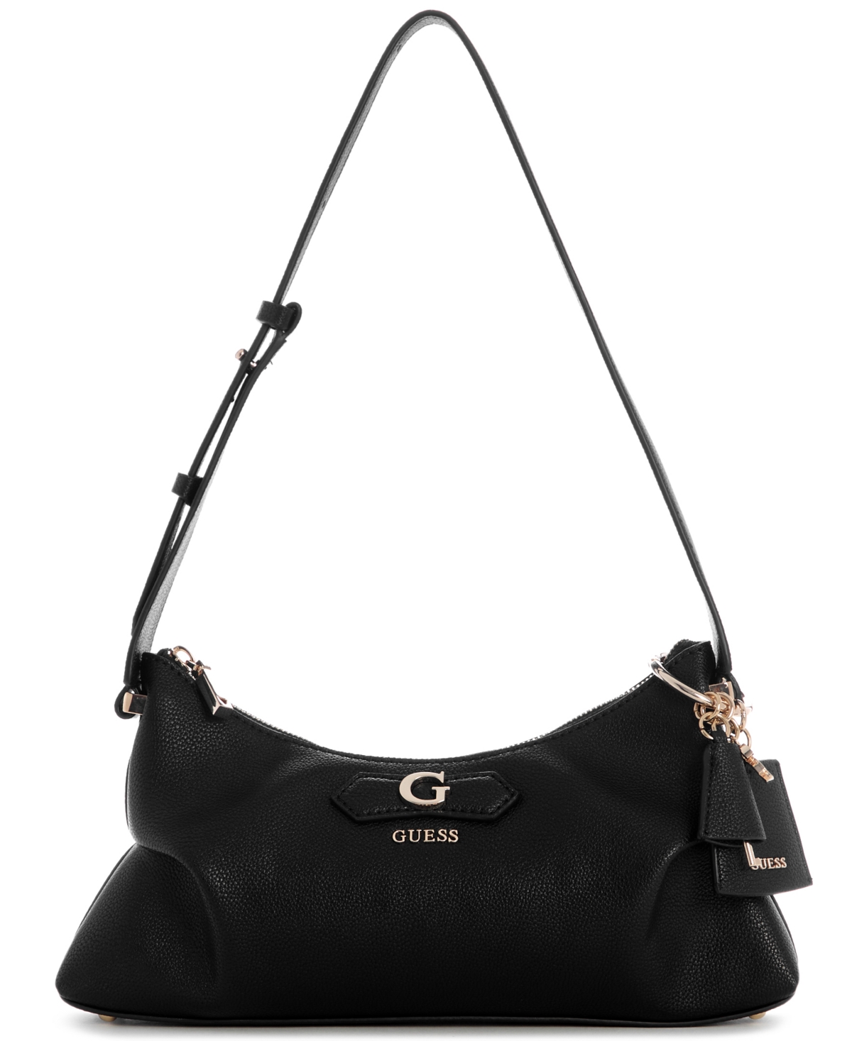 Click here for Guess Suzy Medium Shoulder Handbag - Black prices