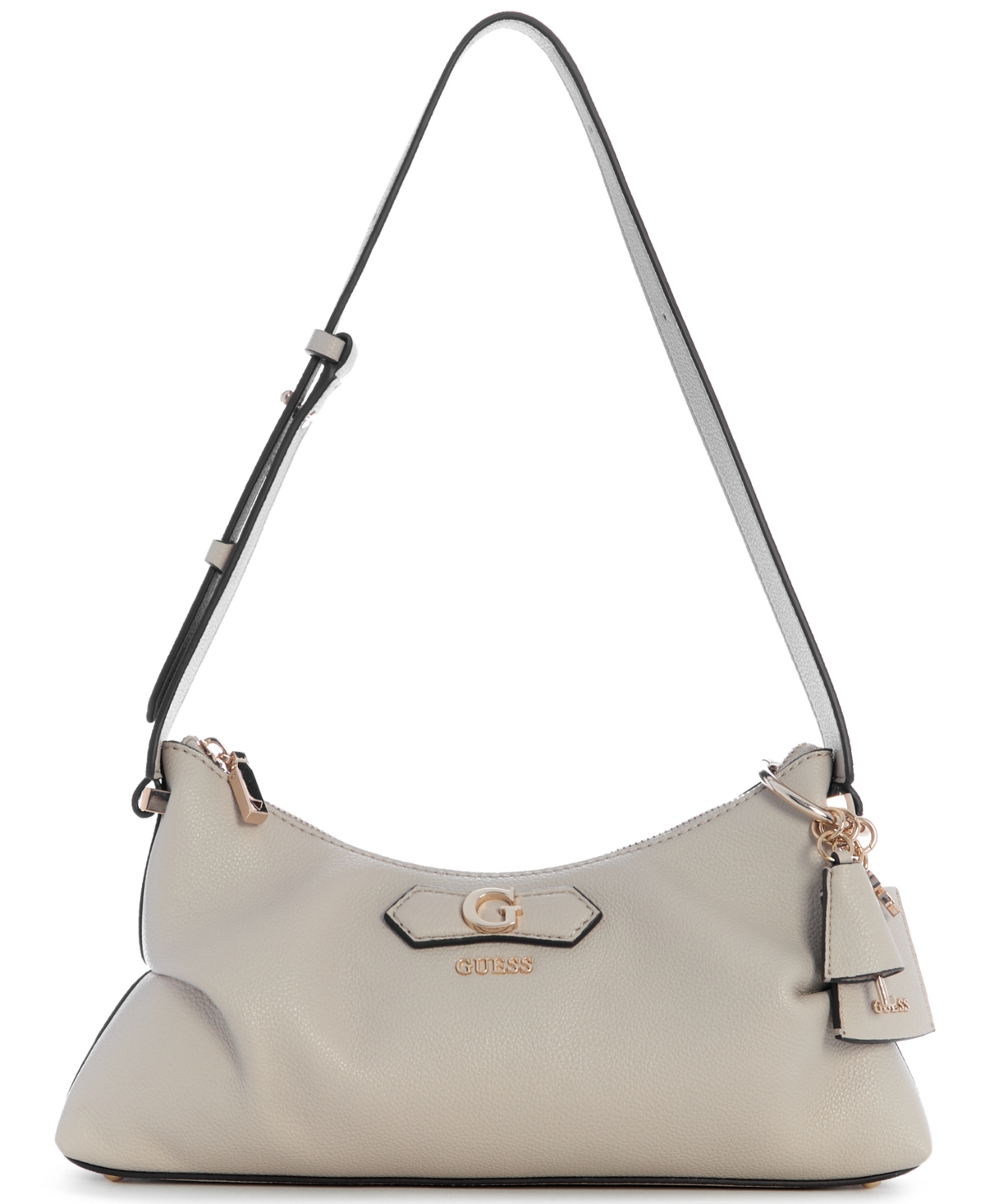 Click here for Guess Suzy Medium Shoulder Handbag - Bone prices