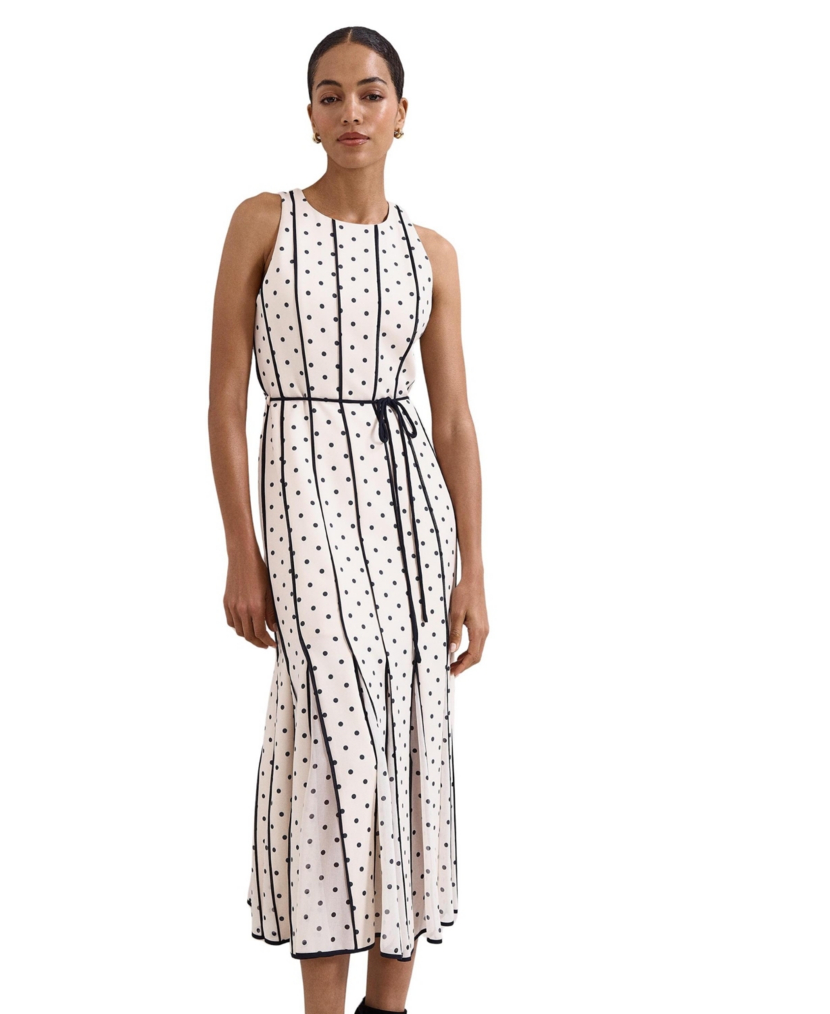Click here for Phase Eight Womens Kimberly Midi Dress - Ivory prices