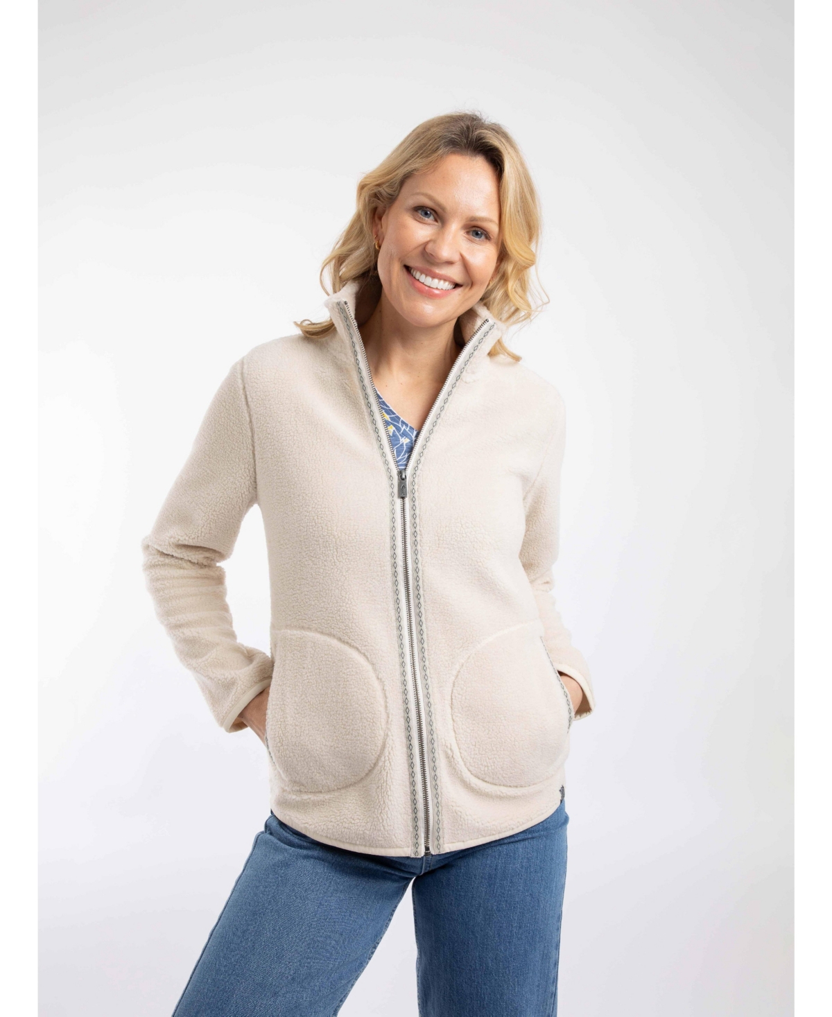 Click here for Weird Fish Womens Lucille Lightweight Full Zip Bor... prices