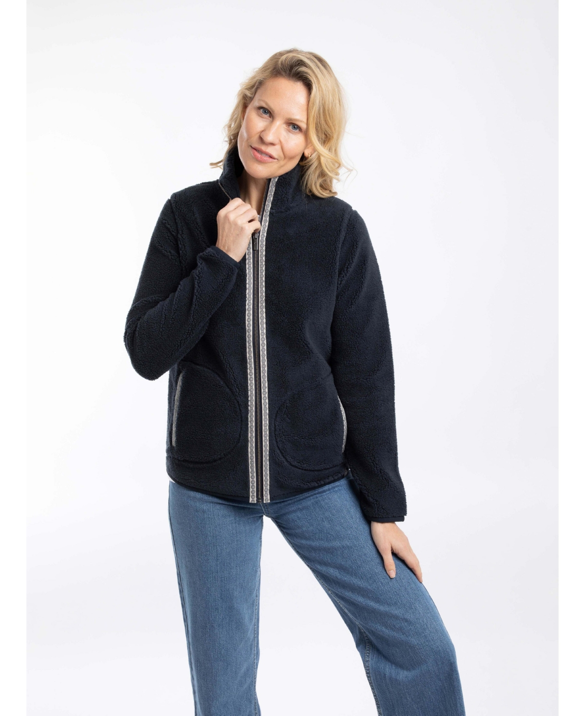 Click here for Weird Fish Womens Lucille Lightweight Full Zip Bor... prices