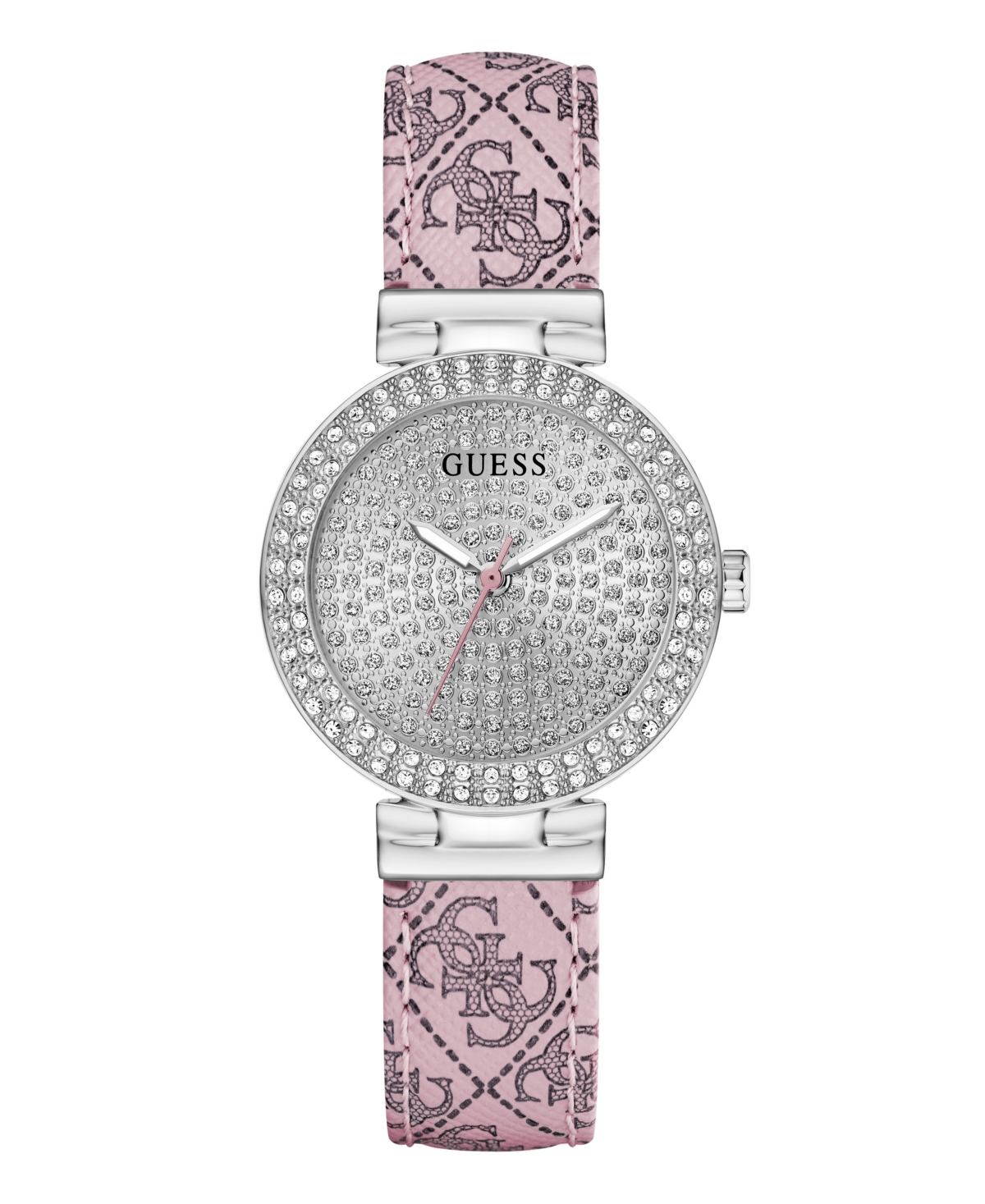 Click here for Guess Womens Quartz Pink Genuine Leather Watch 32m... prices