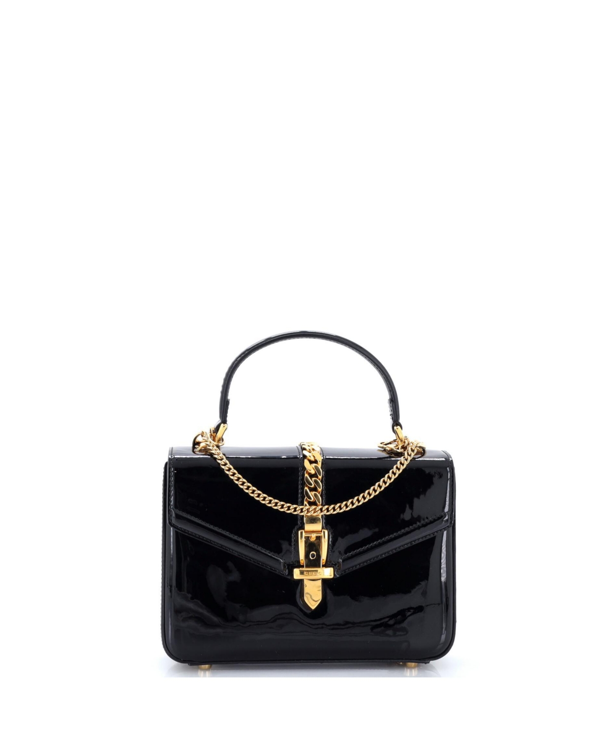Click here for Pre-Owned Gucci Mini Sylvie 1969 Top Handle Bag Pa... prices