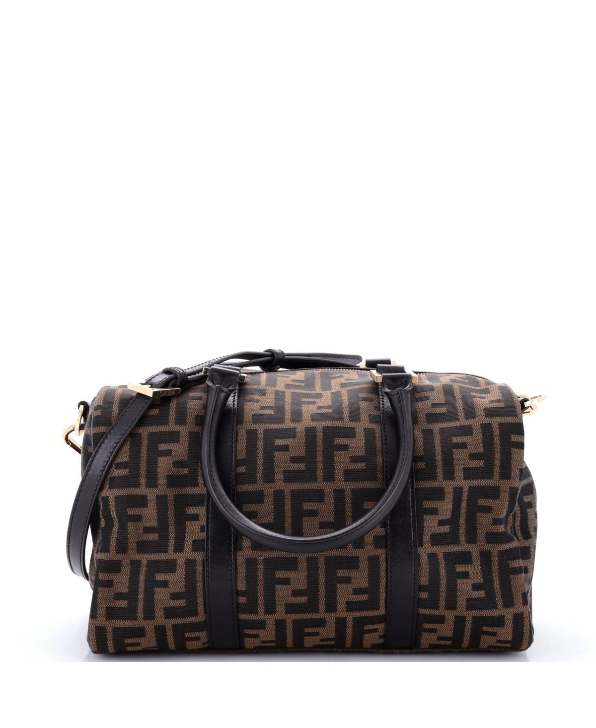 Click here for Pre-Owned Fendi Medium Convertible Boston Bag Zucc... prices