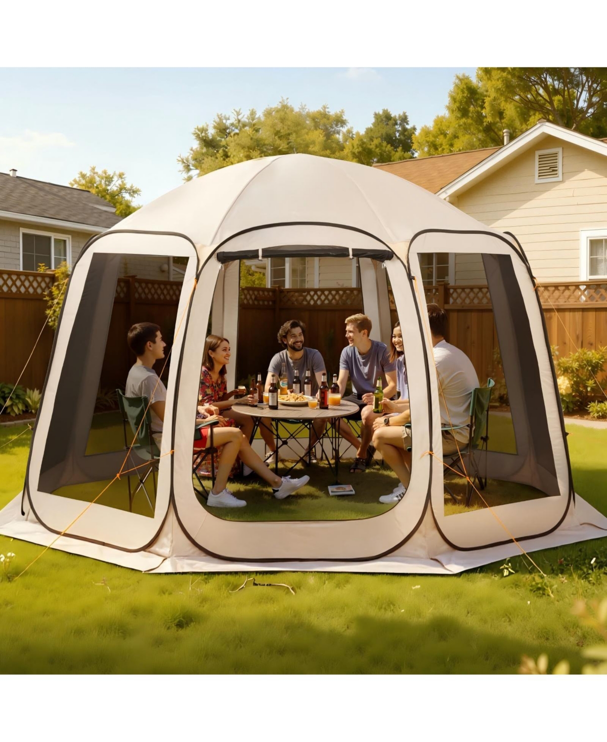 Click here for Gouun 12 x 11 ft Pop Up Screen House Tent for 10 t... prices