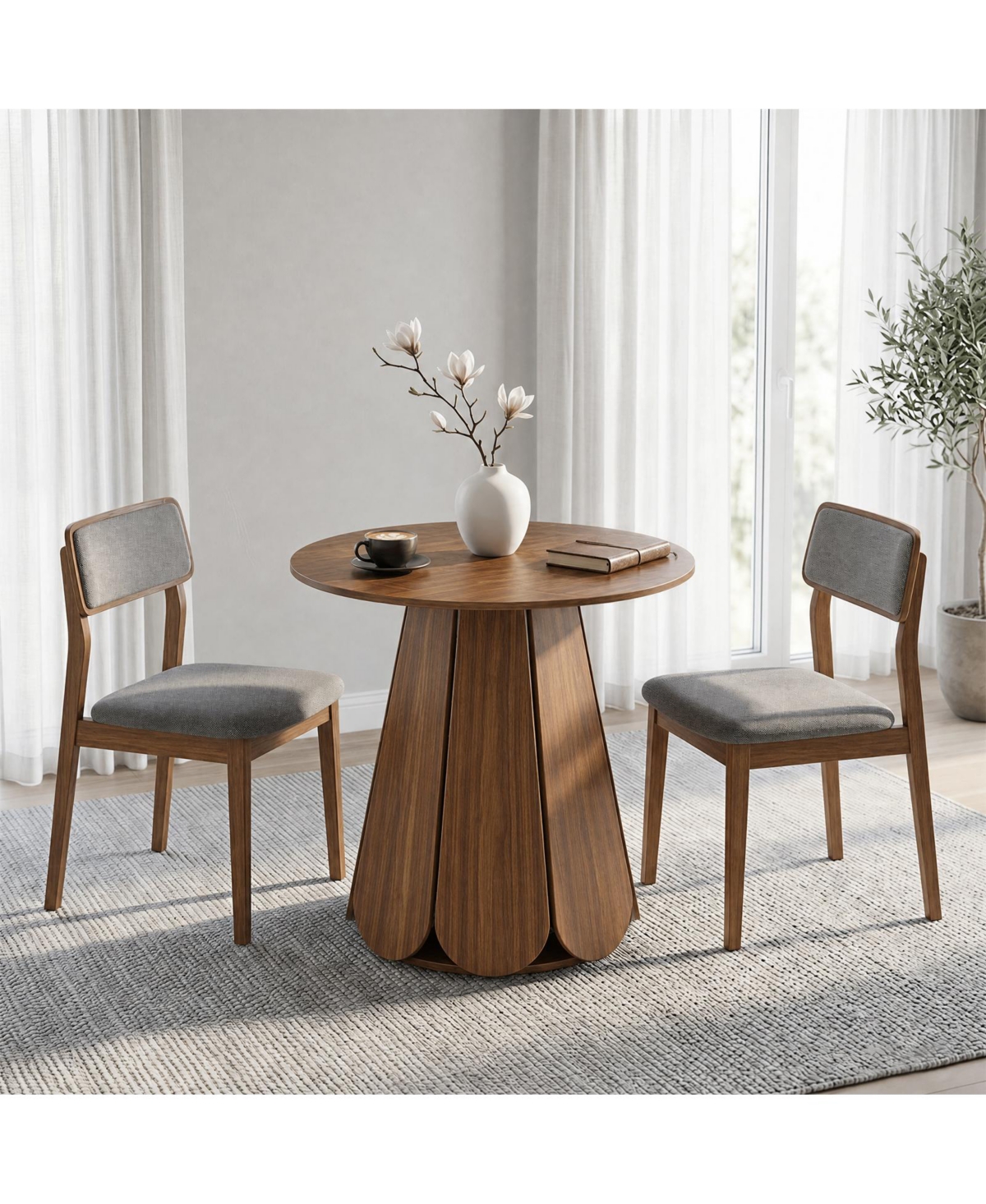 Click here for gaomon 31.5 Round Dining Table  Small Circle Kitch... prices