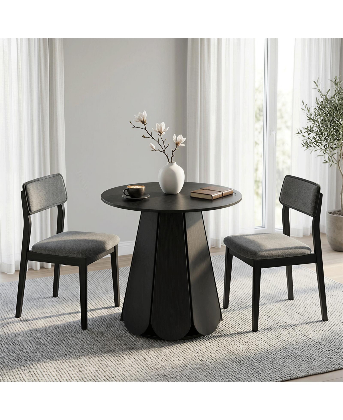 Click here for gaomon 31.5 Round Dining Table  Small Circle Kitch... prices