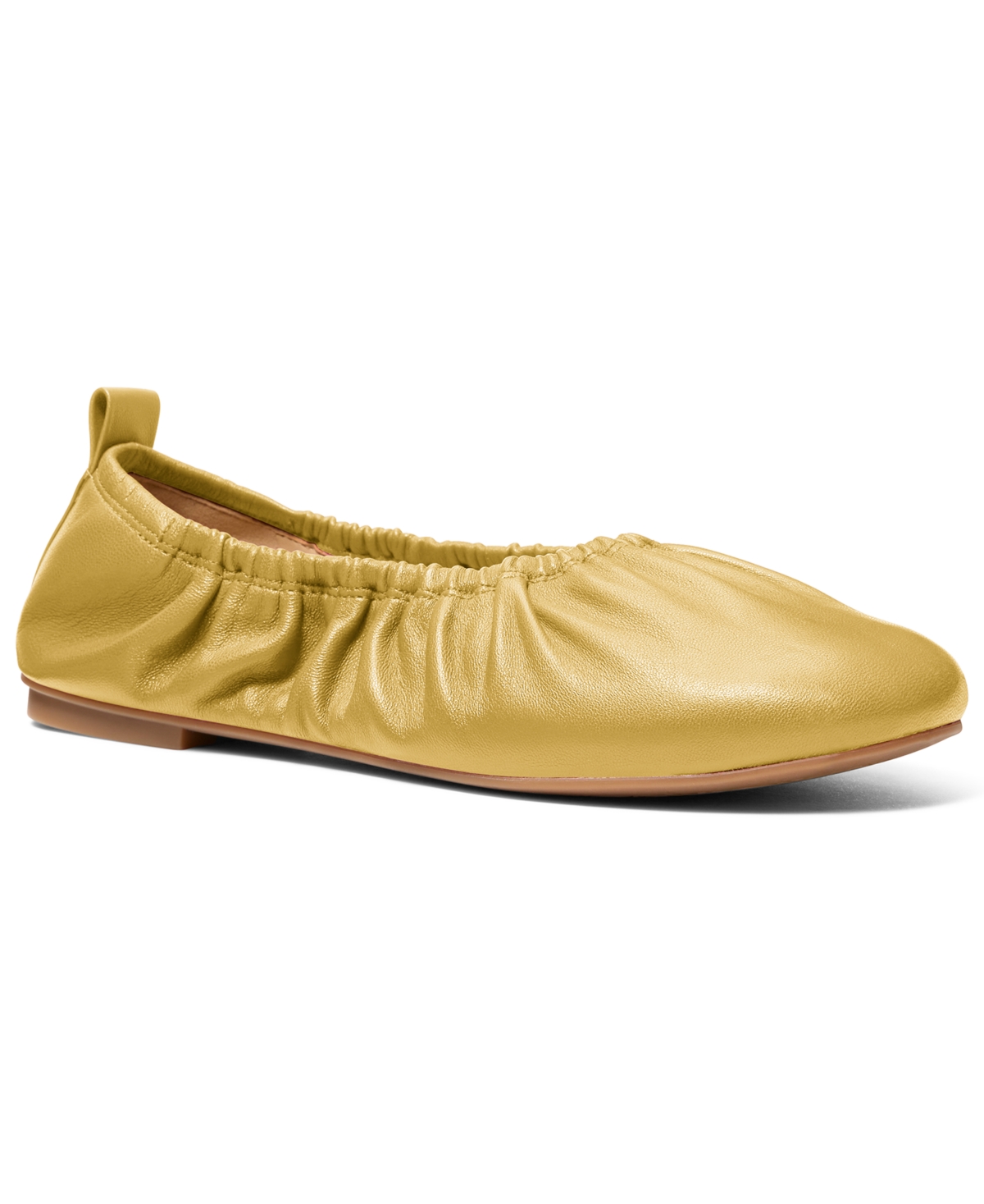 Click here for Michael Michael Kors Womens Bri Ruched Ballet Flat... prices
