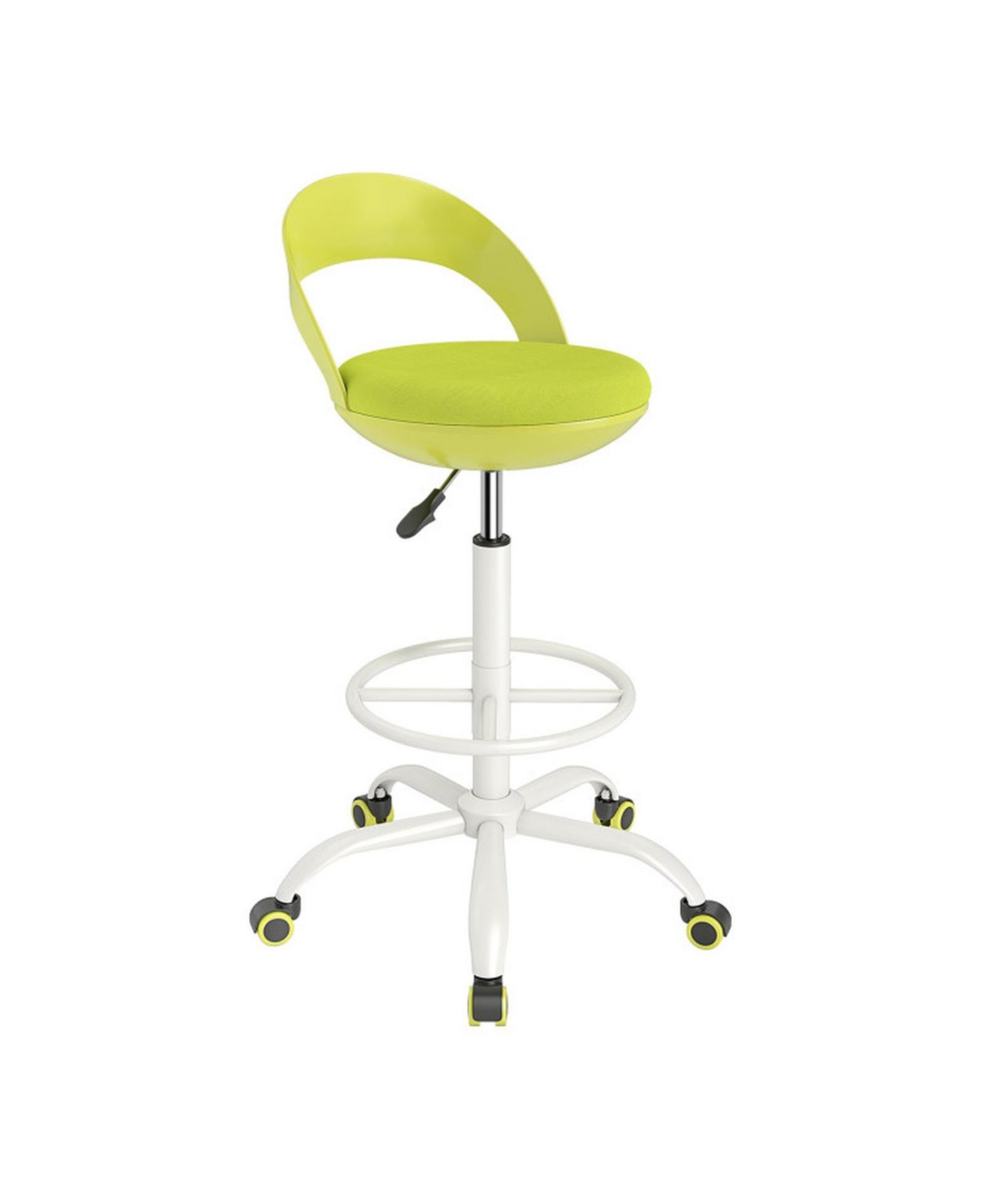 Click here for Sugift Rolling Drafting Stool Tall Desk Chair with... prices