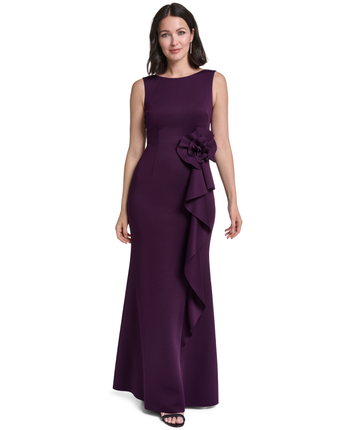 Click here for Jessica Howard Petite Cascade Boat Neck Sleeveless... prices