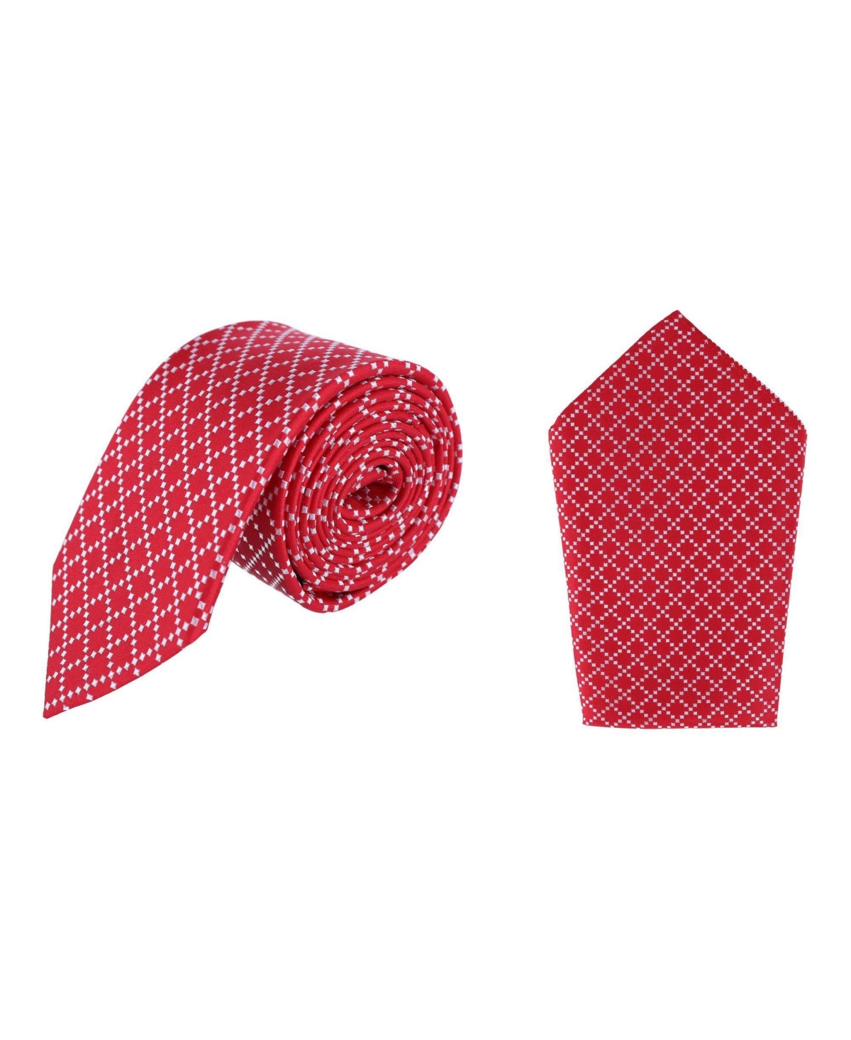 Click here for Trafalgar Mens Rowan Geometric Pattern Silk Neckti... prices
