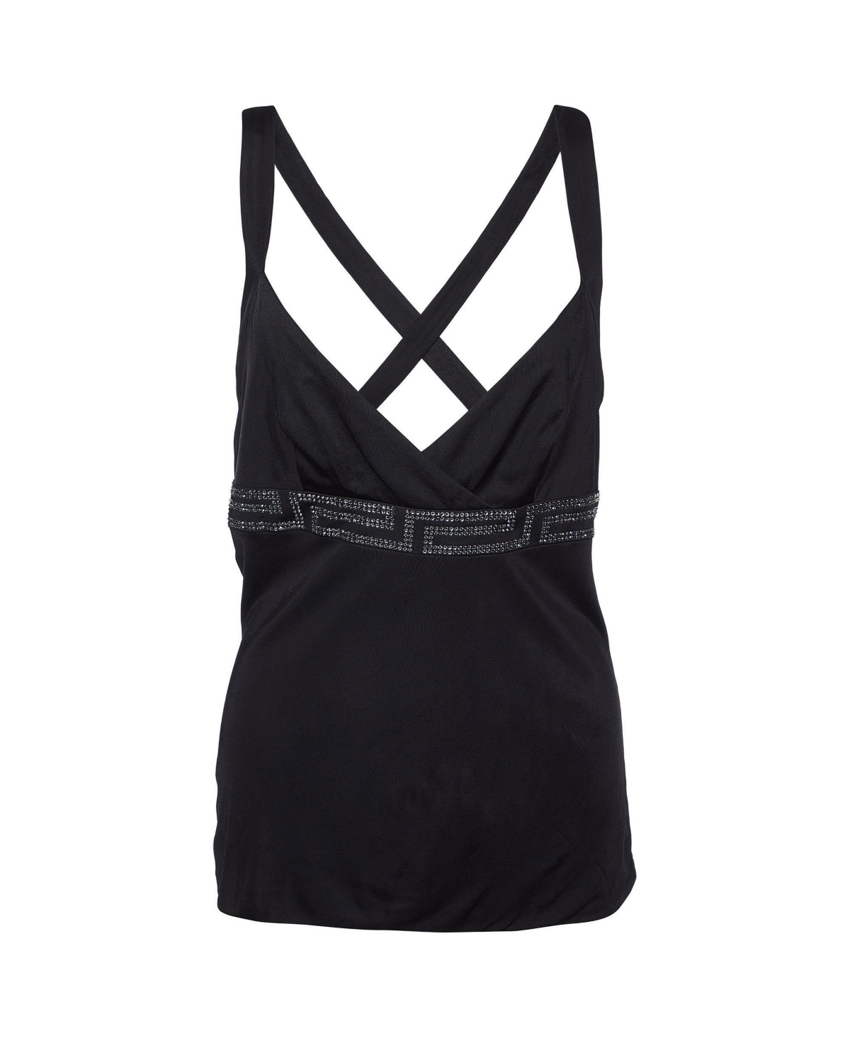 Click here for Pre-Owned Versace Womens Versace Crystal Greca Emb... prices
