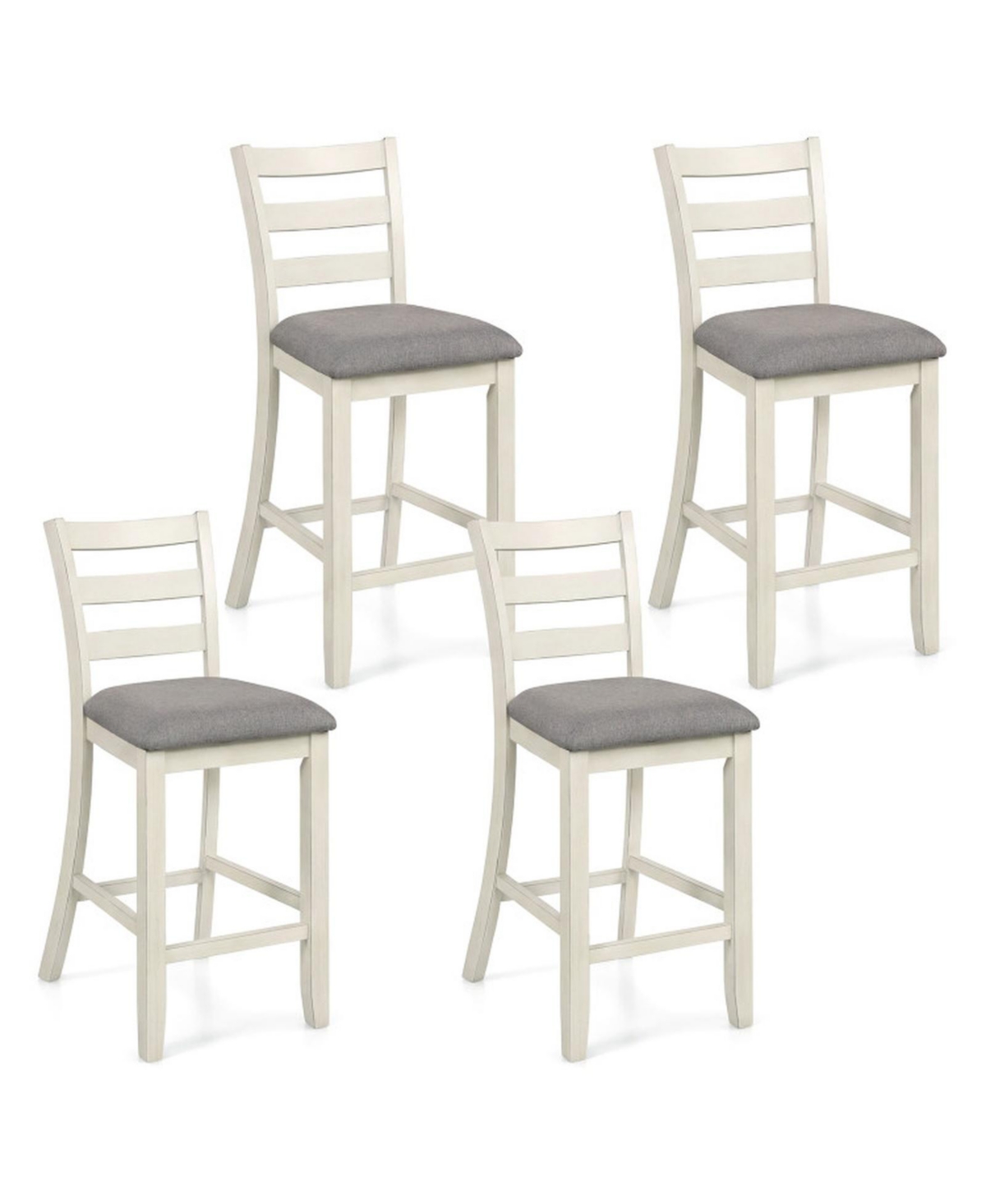 Click here for Sugift 4-Piece Counter Height Chairs with Fabric S... prices
