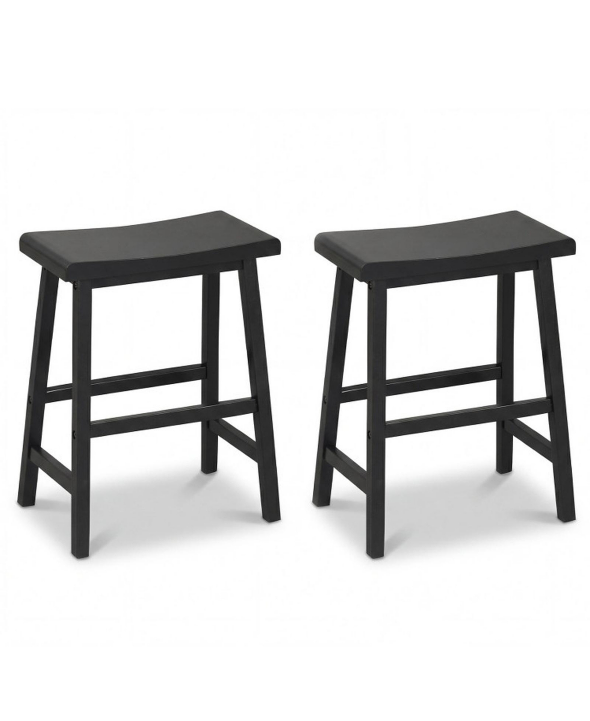 Click here for Sugift Set of 2 24 Inch Counter Height Solid Wood... prices