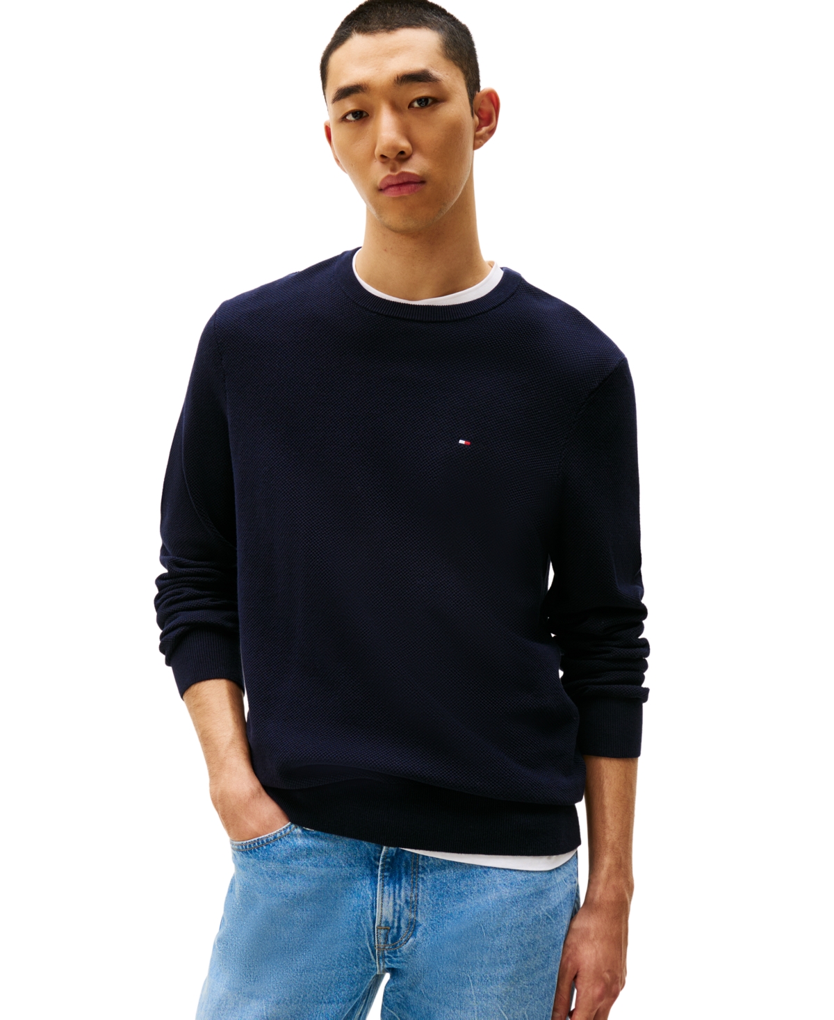 Click here for Tommy Hilfiger Mens Essential Structure Crewneck S... prices