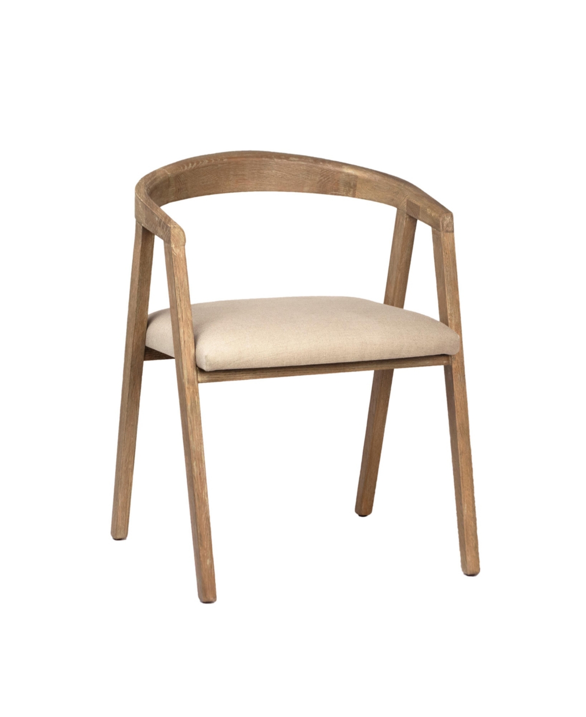 Click here for Dovetail Furniture Jalen Oak Wood Dining Chair wit... prices