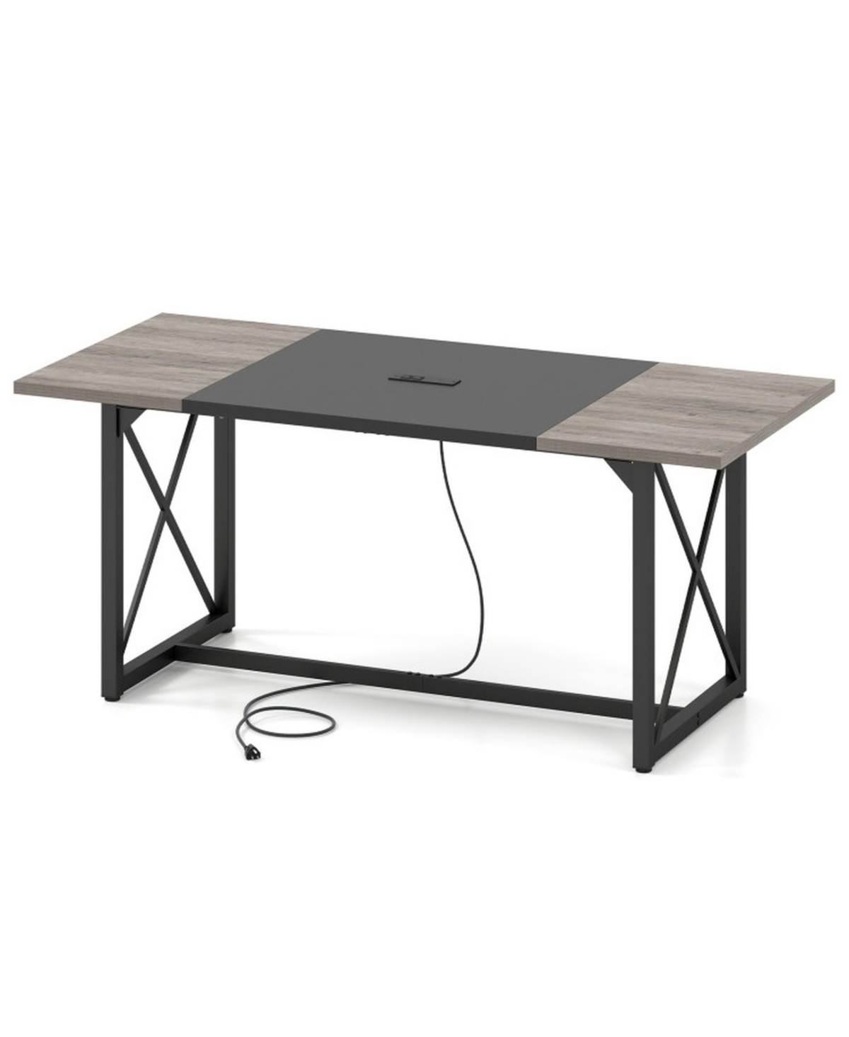 Click here for Sugift 6 Feet Conference Table with 2 Ac Outlets U... prices