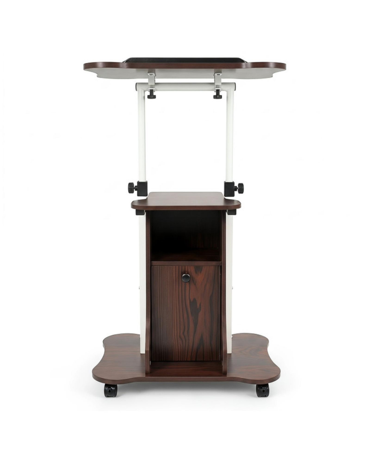 Click here for Sugift Adjustable Mobile Standing Desk Cart with 0... prices