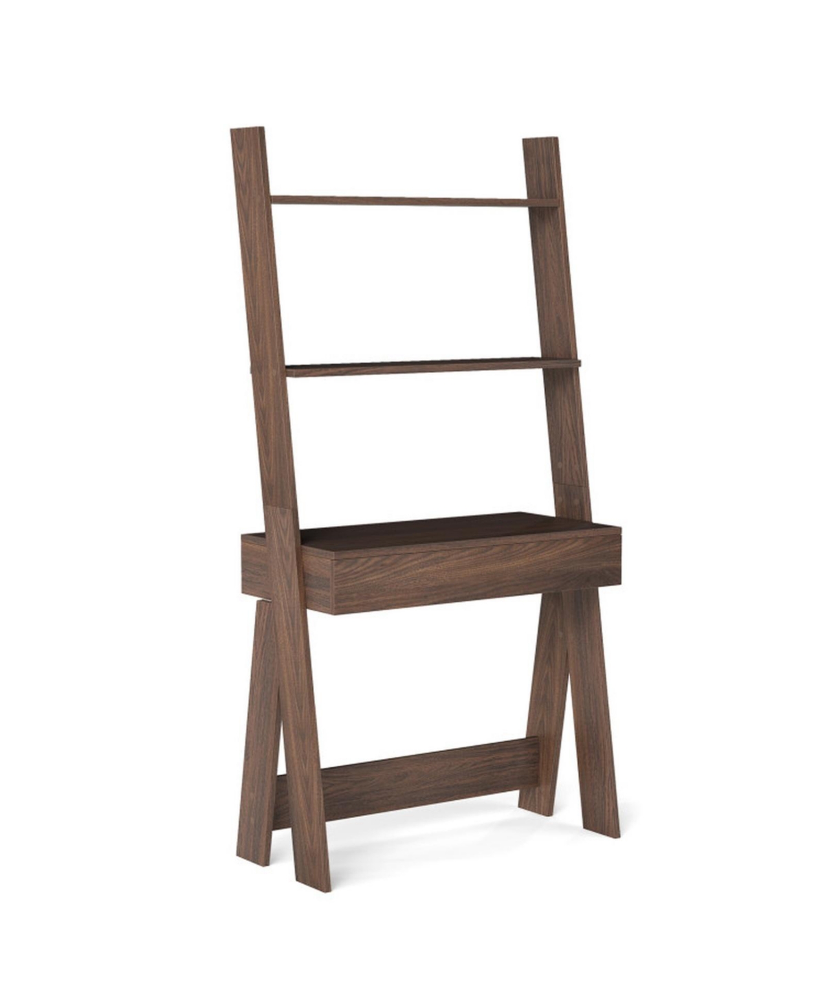 Click here for Sugift Ladder Shelf Desk Bookcase with Countertop... prices