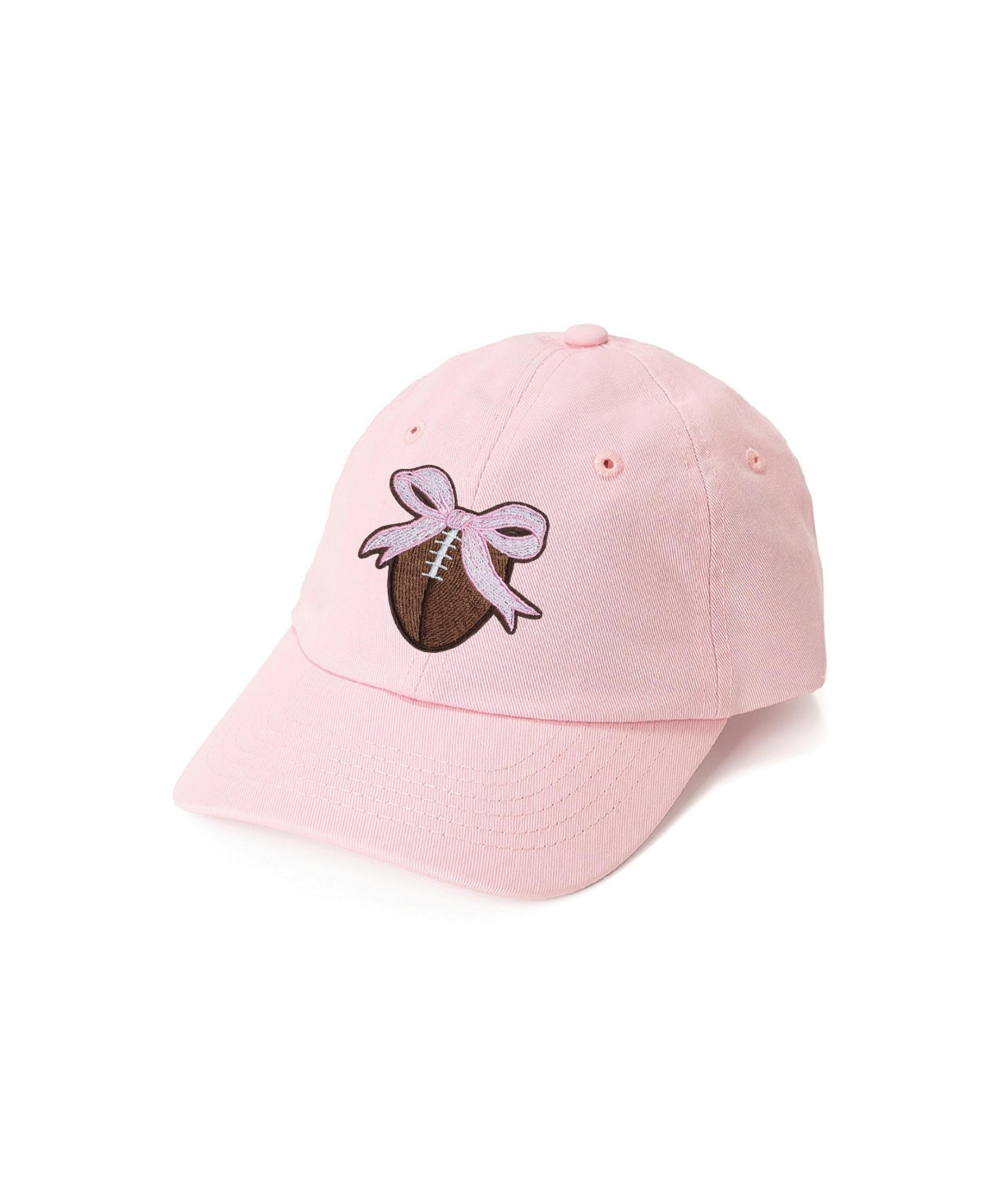 Click here for Sweet Wink Girls Football Bow Patch Baseball Hat -... prices