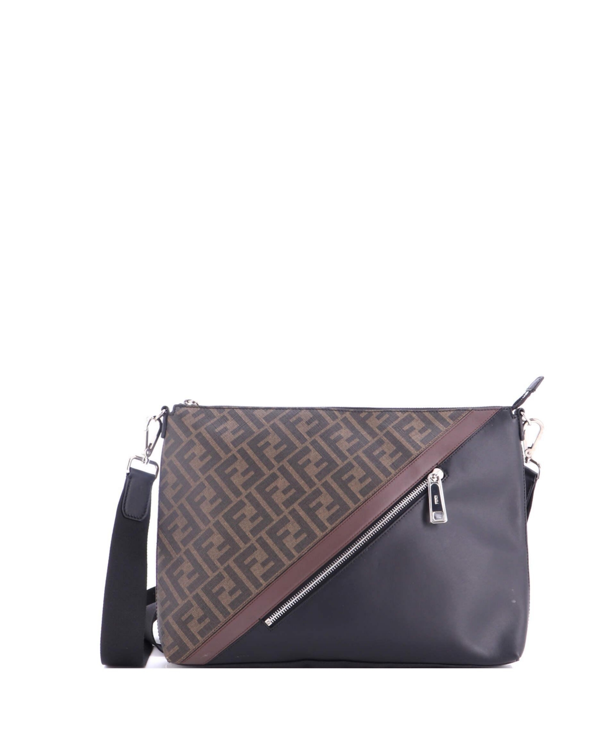 Click here for Pre-Owned Fendi Forever Fendi Messenger Bag Zucca... prices