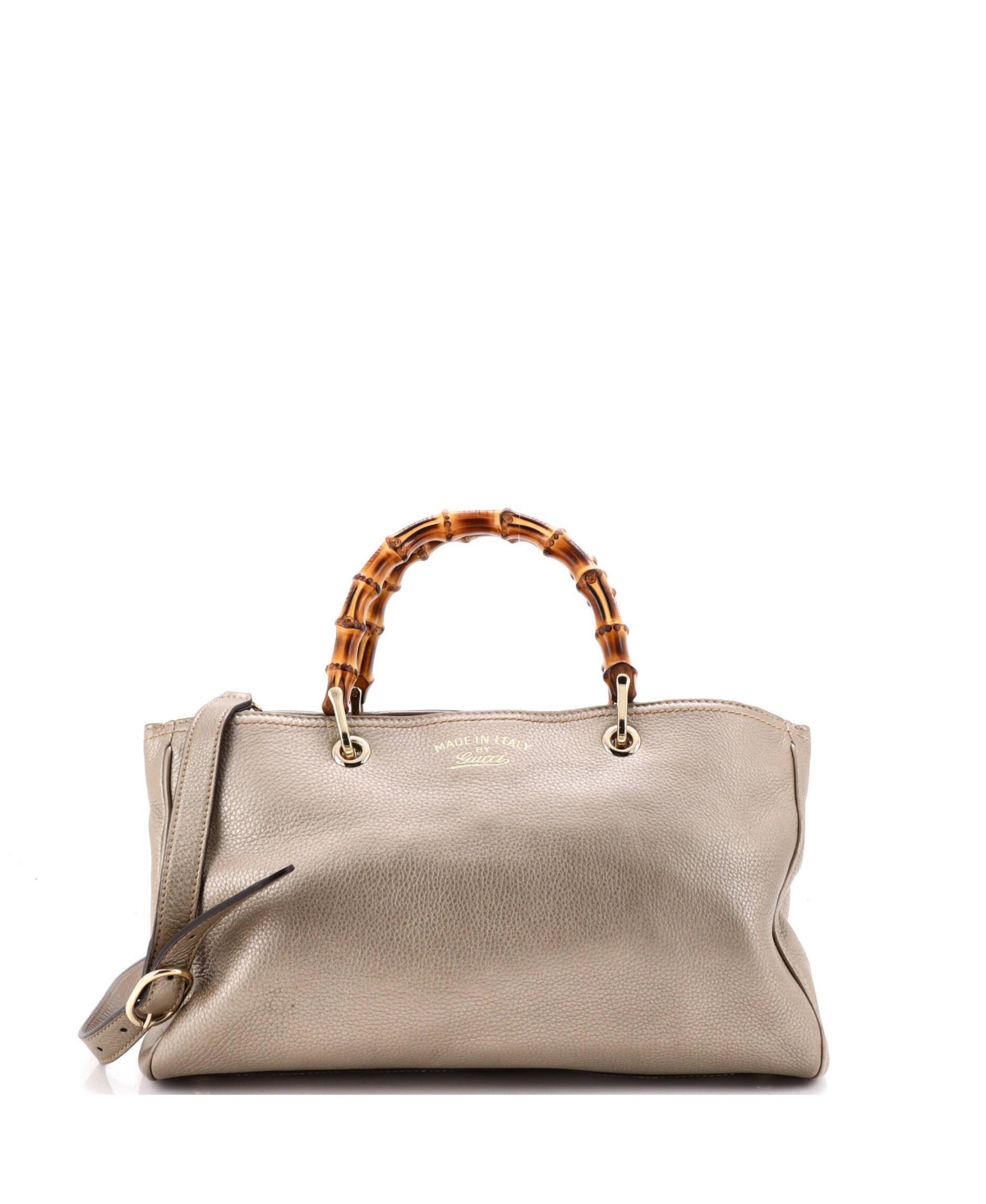 Click here for Pre-Owned Gucci Medium Bamboo Shopper Tote Leather... prices