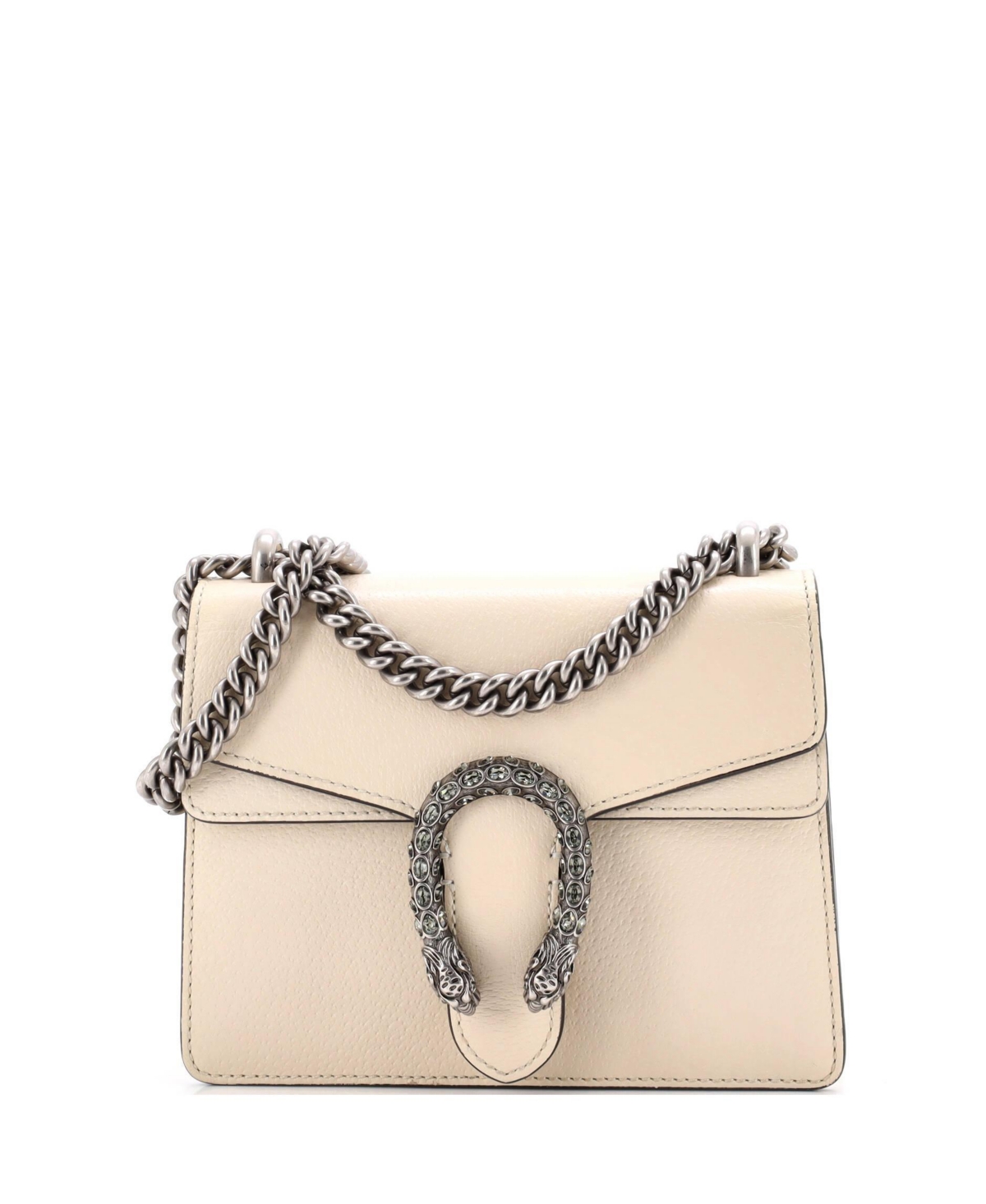 Click here for Pre-Owned Gucci Mini Dionysus Bag Leather - Natura... prices