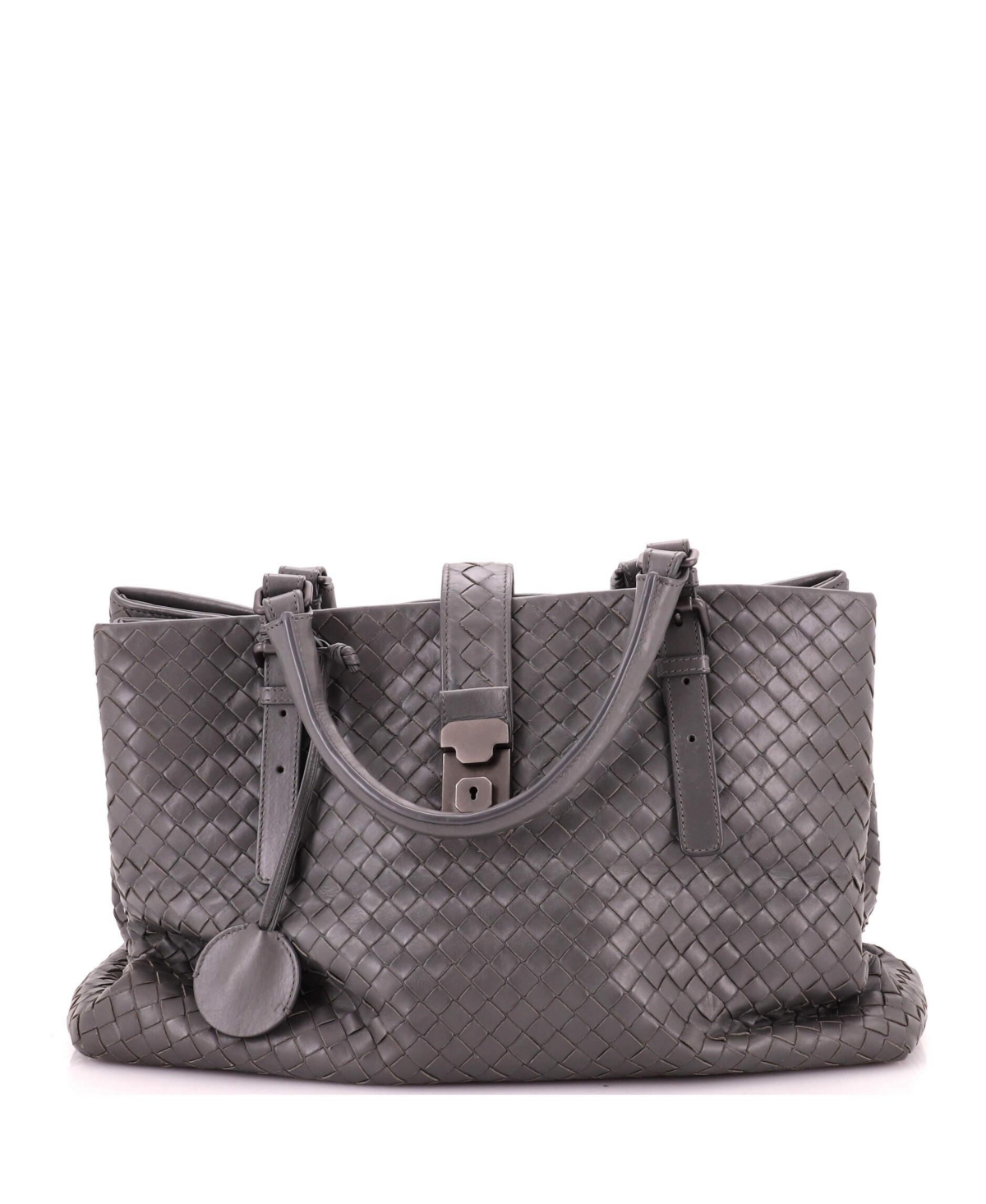 Click here for Pre-Owned Bottega Veneta Medium Roma Bag Intreccia... prices