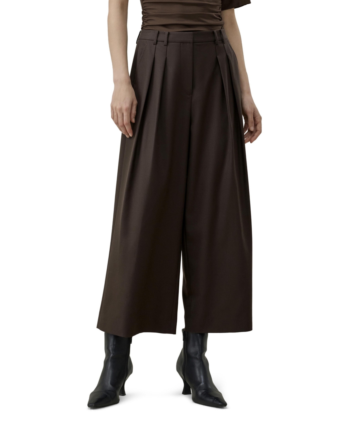 Click here for Lilysilk Womens Washable Silk-Wool Ankle Pant - Ch... prices