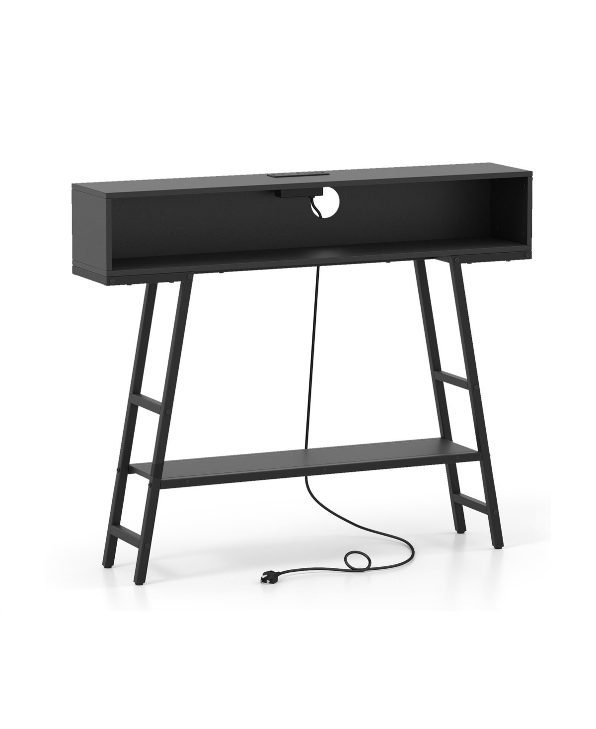 Click here for Slickblue Modern 40-Inch Console Table with Led Li... prices
