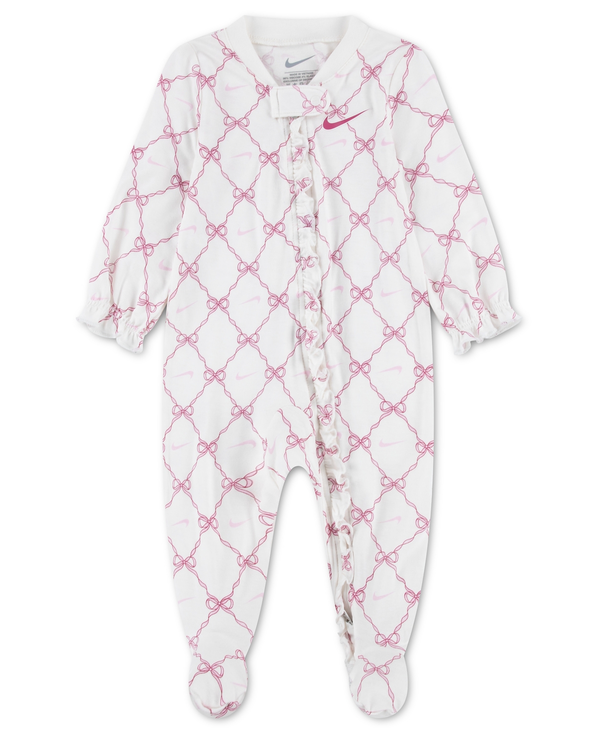 Click here for Nike Baby Girls Readyset Grow Footed Coverall - Sa... prices