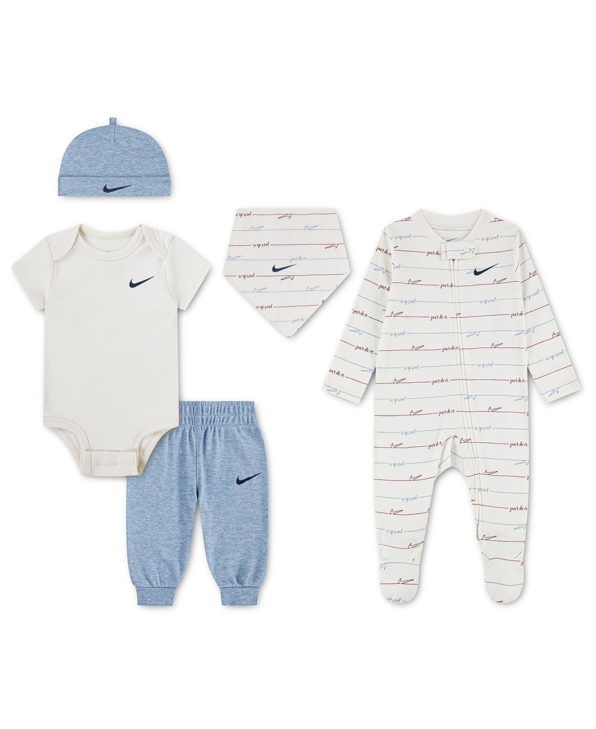 Click here for Nike Baby Boys Readyset Grow Logo Print Bodysuit... prices