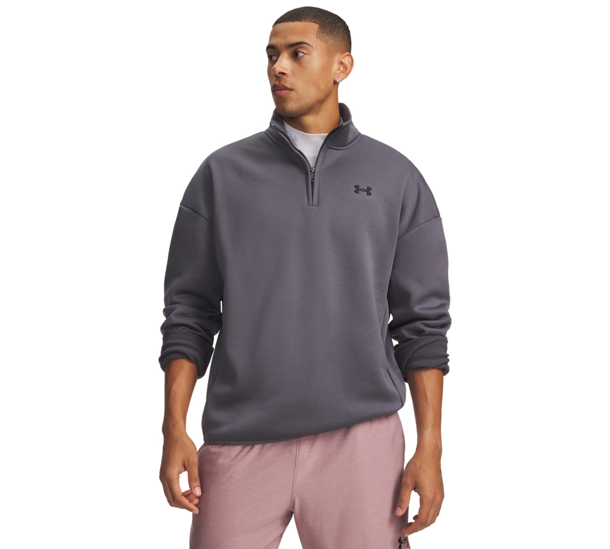 Click here for Under Armour Mens Fleece Sweatshirt - Castlerock/B... prices