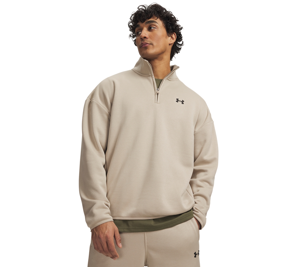 Click here for Under Armour Mens Fleece Sweatshirt - City Khaki /... prices