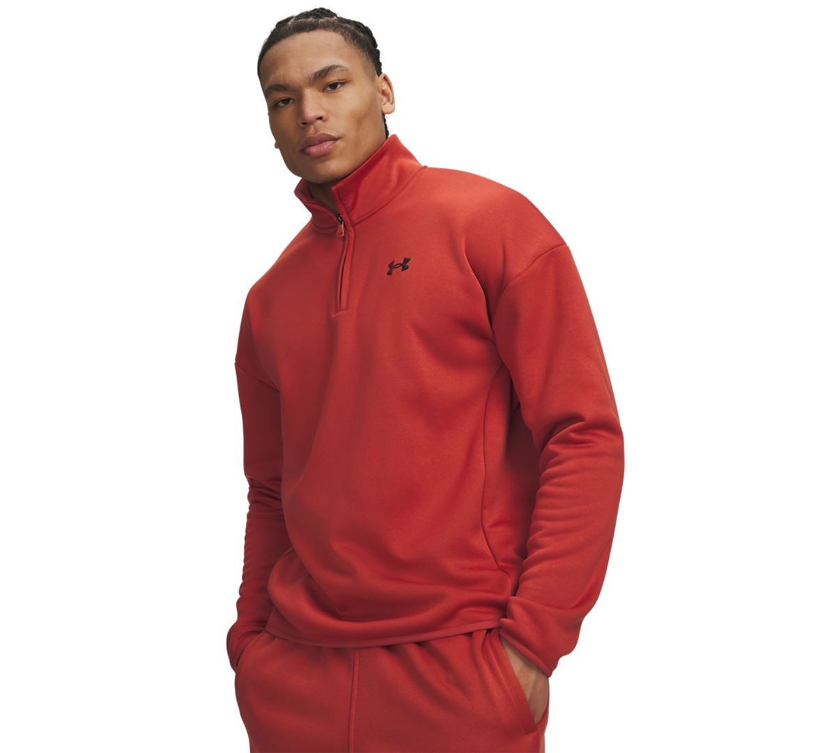 Click here for Under Armour Mens Fleece Sweatshirt - Heritage Red... prices