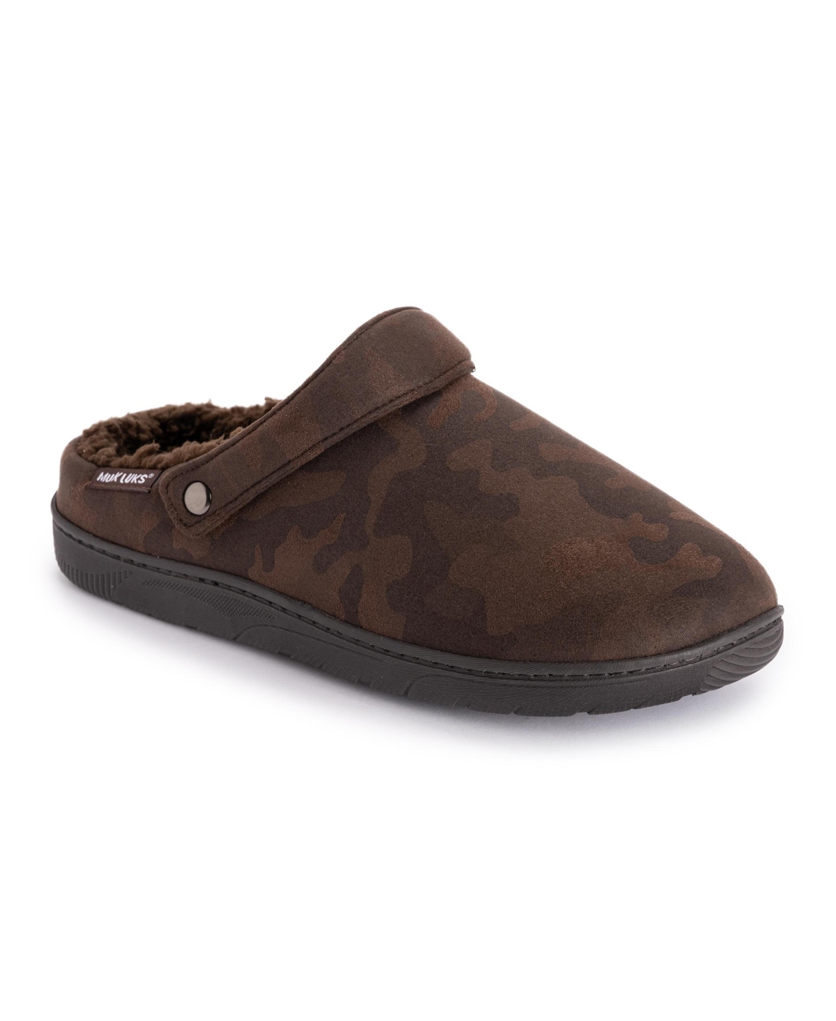 Click here for Muk Luks Mens Keanu Convertible Clog Slippers - Br... prices