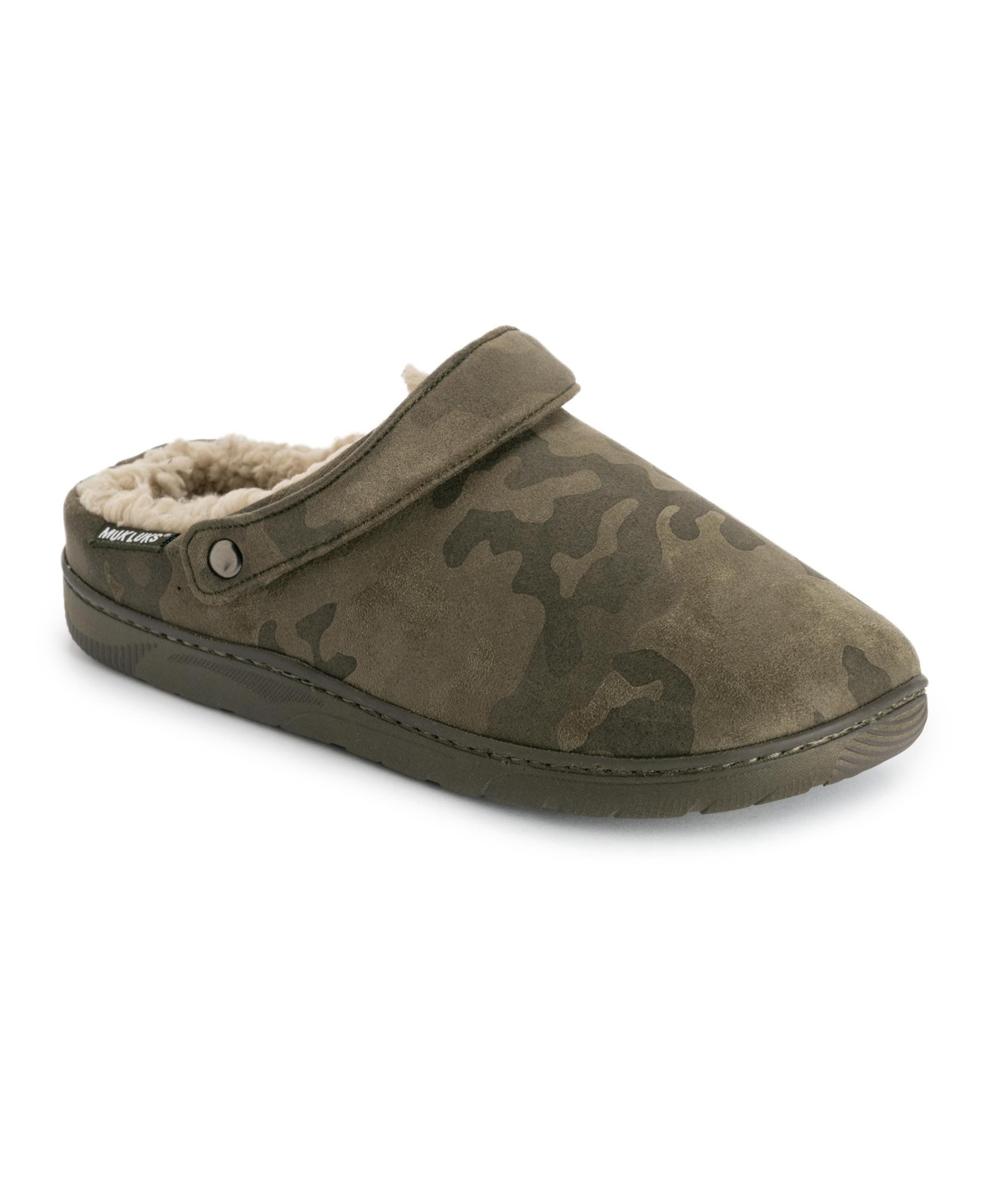 Click here for Muk Luks Mens Keanu Convertible Clog Slippers - Ol... prices