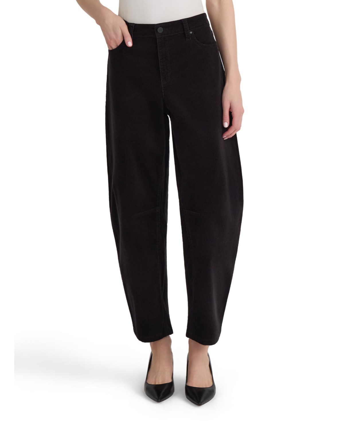 Click here for Jones New York Womens Lexington Mid-Rise Barrel Co... prices