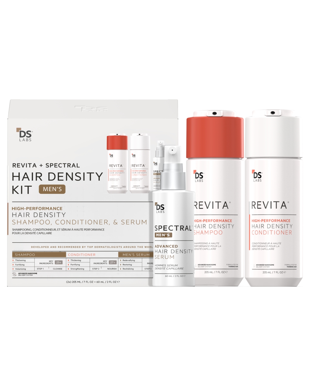 Click here for Ds Laboratories Mens 3-Piece Hair Density Set prices